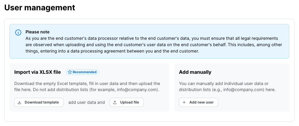 Magenta Security Awareness: How to manage users