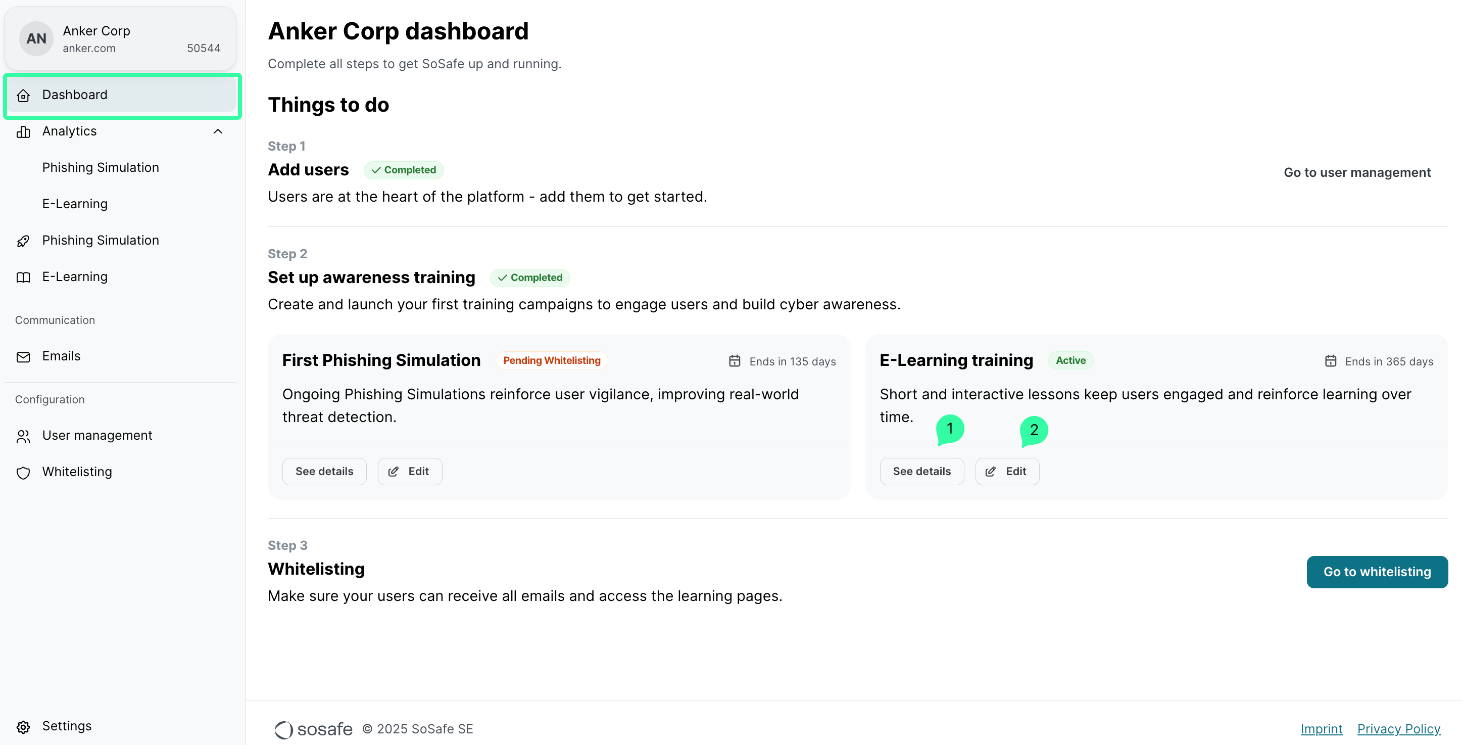 Magenta Security Awareness: How to manage E-Learning